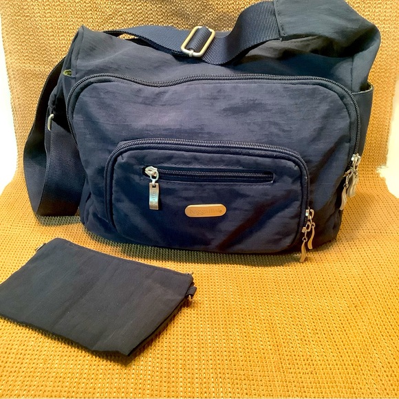 Baggallini | Bags | Baggallini Rfid Cross City Bagg Shoulder Bag Navy ...